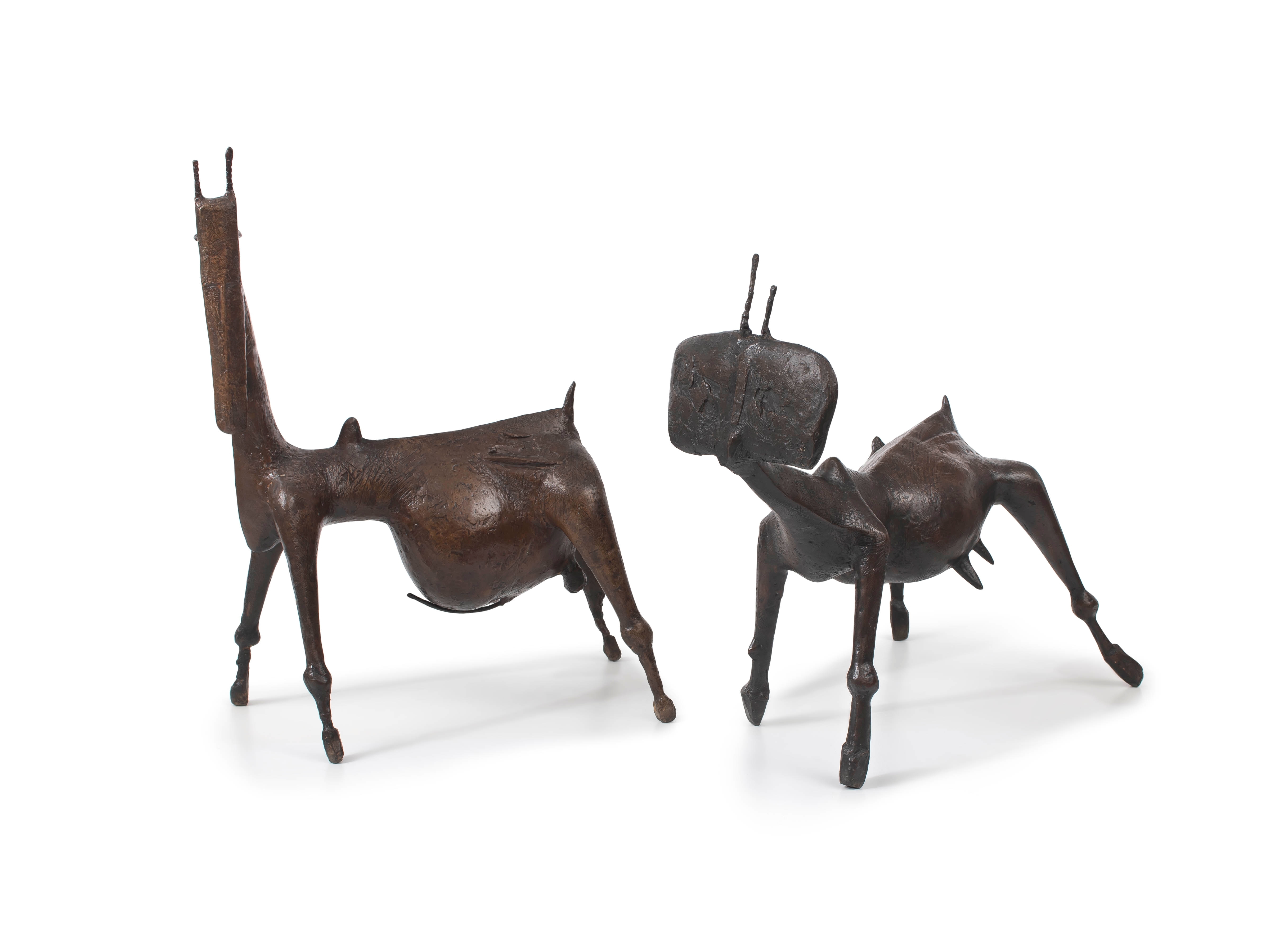 Ezrom Legae | African Goat and She Goat | MutualArt
