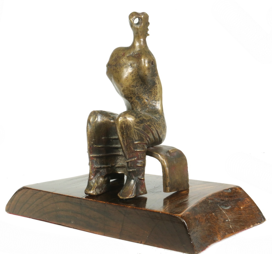 Henry Moore | Armless Seated Figure (1957) | MutualArt