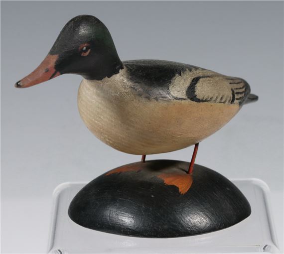 A. Elmer Crowell | Miniature Goose Decoy | MutualArt