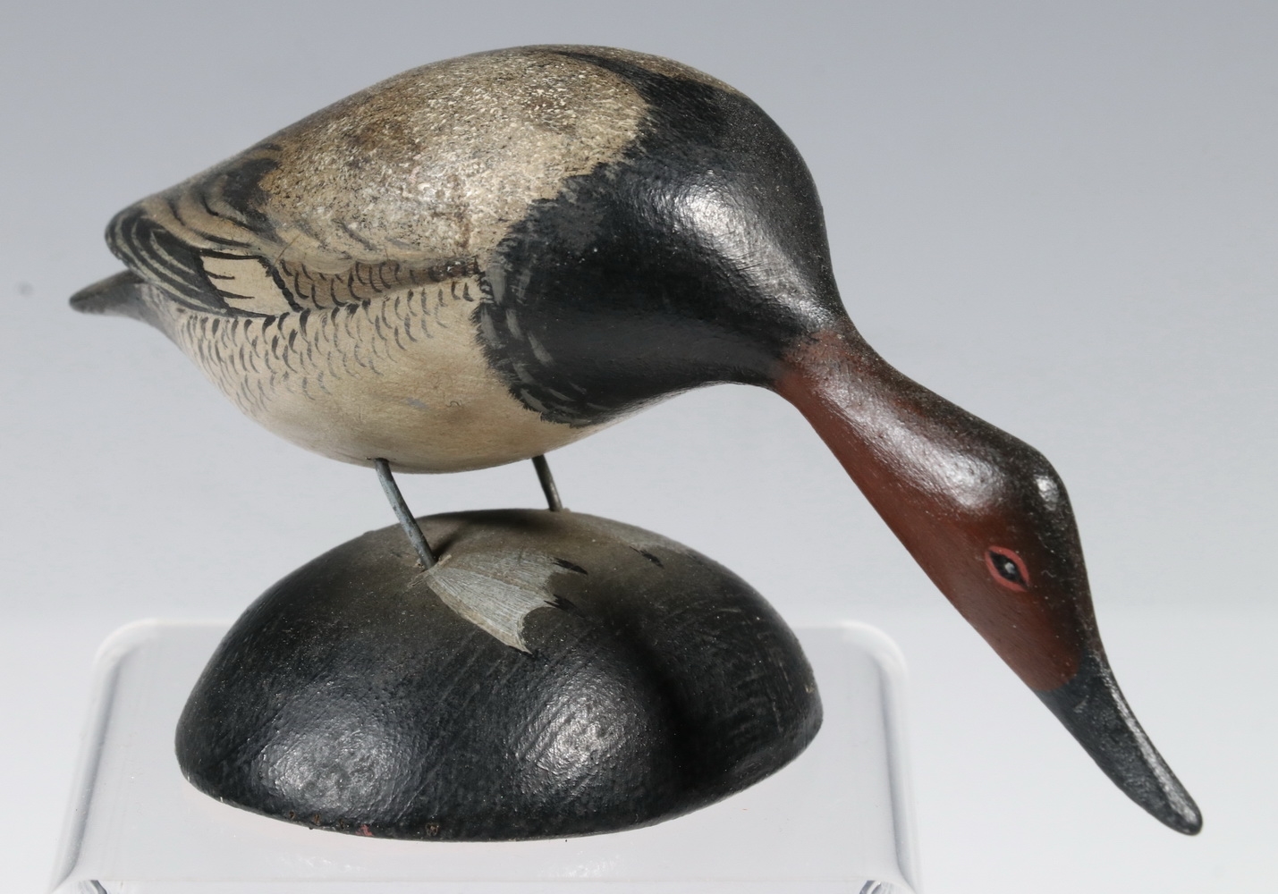 A. Elmer Crowell | Canvasback Male Miniature Duck Decoy | MutualArt