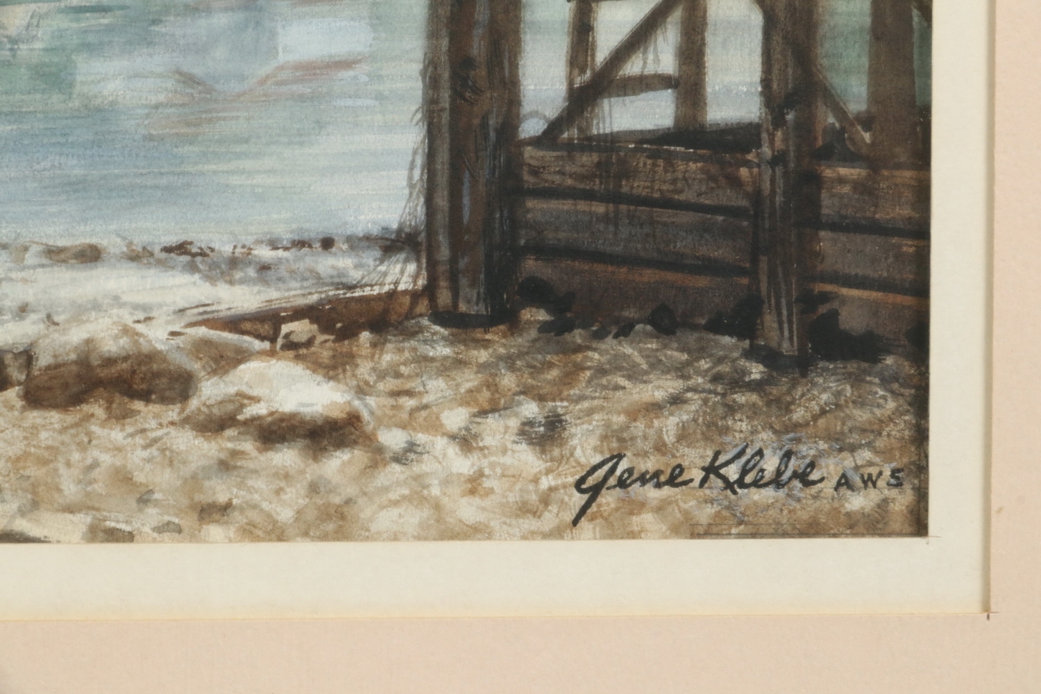 Gene Klebe | Low Tide Harbor | MutualArt