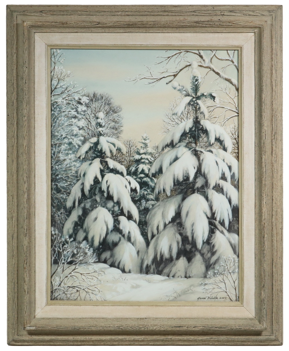 Gene Klebe | Winter Trees | MutualArt