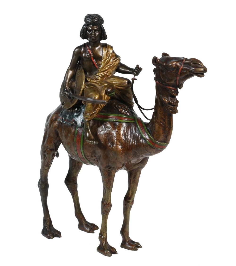 Franz Bergman‏ | Moorish Warrior Atop His Camel | MutualArt