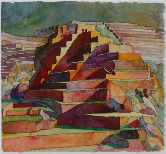 William Roth Kohn | Intiwatana Hill and Southern Terraces, | MutualArt