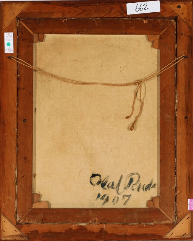 Olaf Rude | Portrait of a woman (1907) | MutualArt