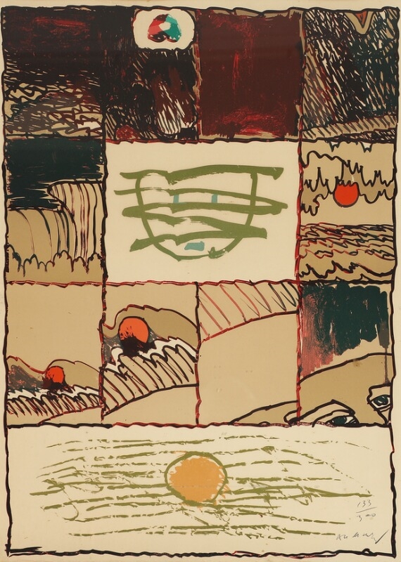 Pierre Alechinsky | Cerclitude (2013) | MutualArt