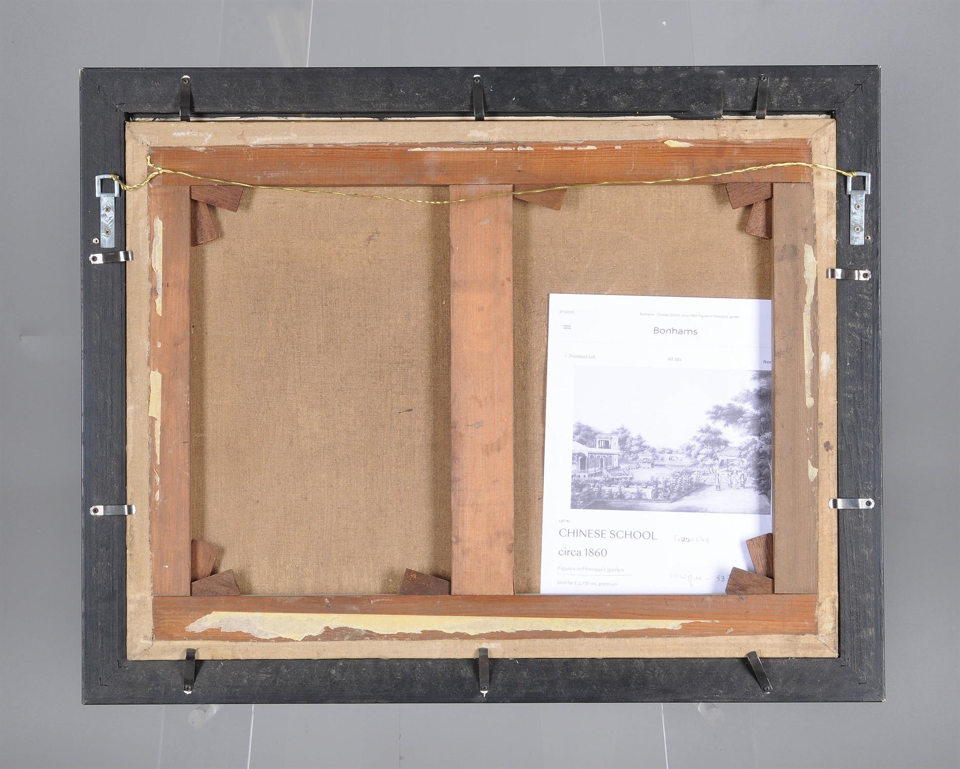 Chinese School, 19th Century | Figures in Howqua's garden | MutualArt