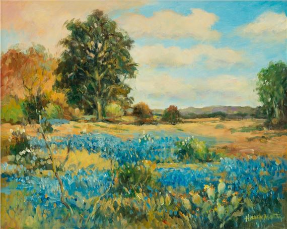 Hardy Martin | Hill Country Bluebonnets | MutualArt