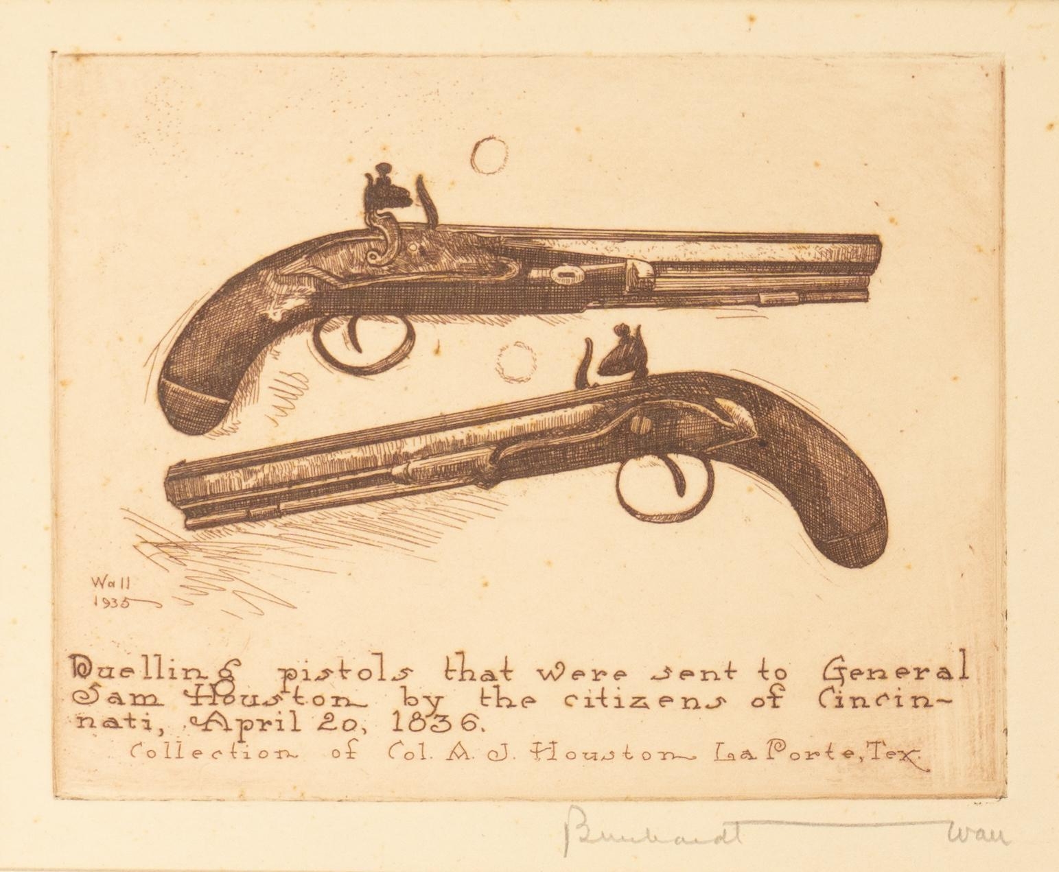 Bernhardt Wall | Fifteen Works: Following General Sam Houston (1935 ...