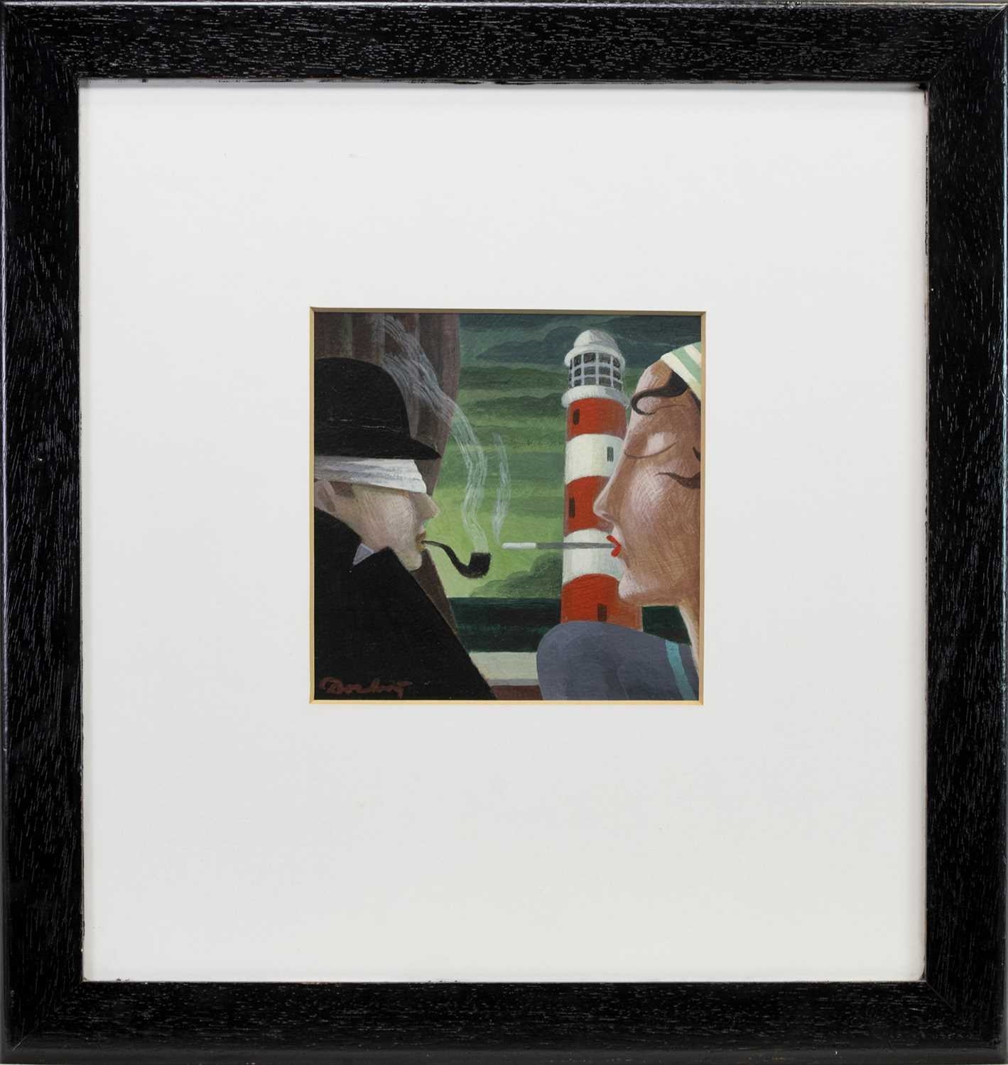 Frank Docherty | THE LIGHTHOUSE KEEPERS | MutualArt