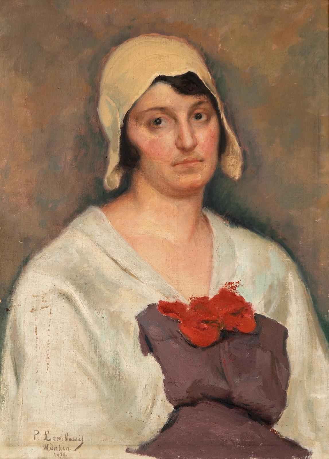 Polychronis Lembesis | Girl in traditional costume (1878) | MutualArt