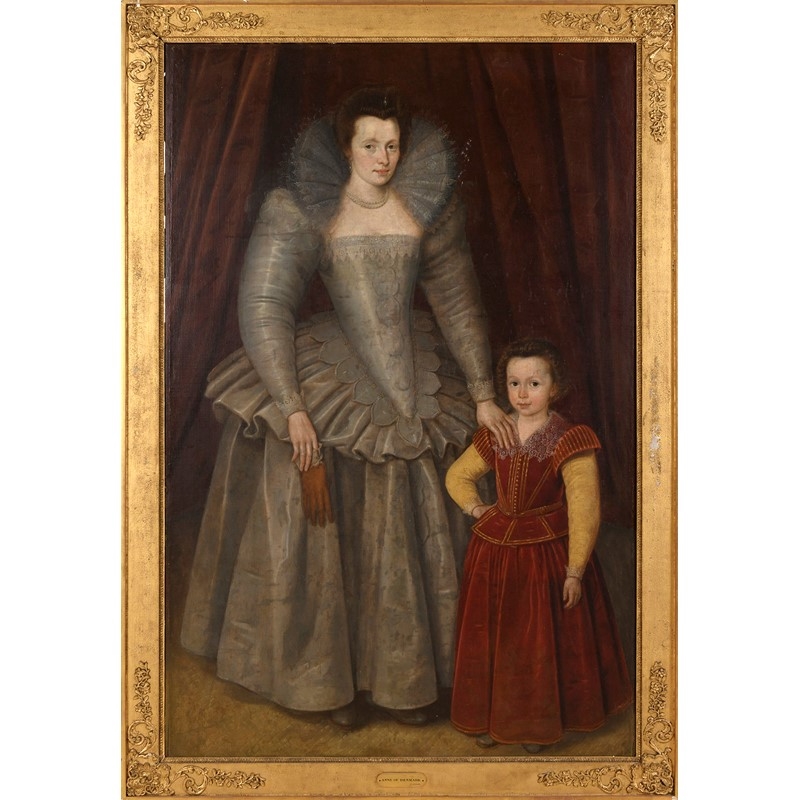 Marcus Gheeraerts the Younger | PORTRAIT OF A LADY, WITH A CHILD ...