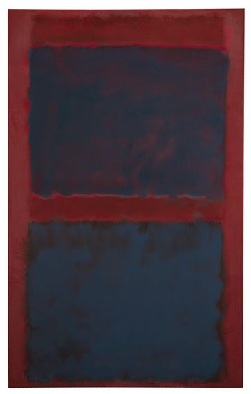 Mark Rothko | UNTITLED (BLACK ON MAROON) (1958) | MutualArt