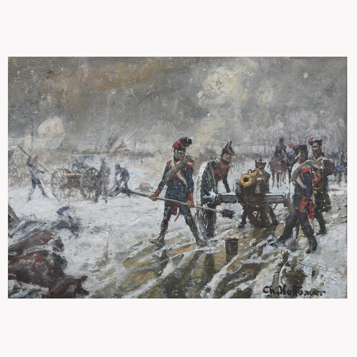 Charles Hoffbauer | On the Battlefield | MutualArt