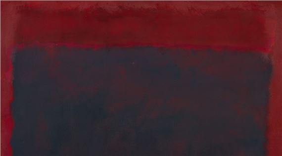 Mark Rothko | UNTITLED (BLACK ON MAROON) (1958) | MutualArt