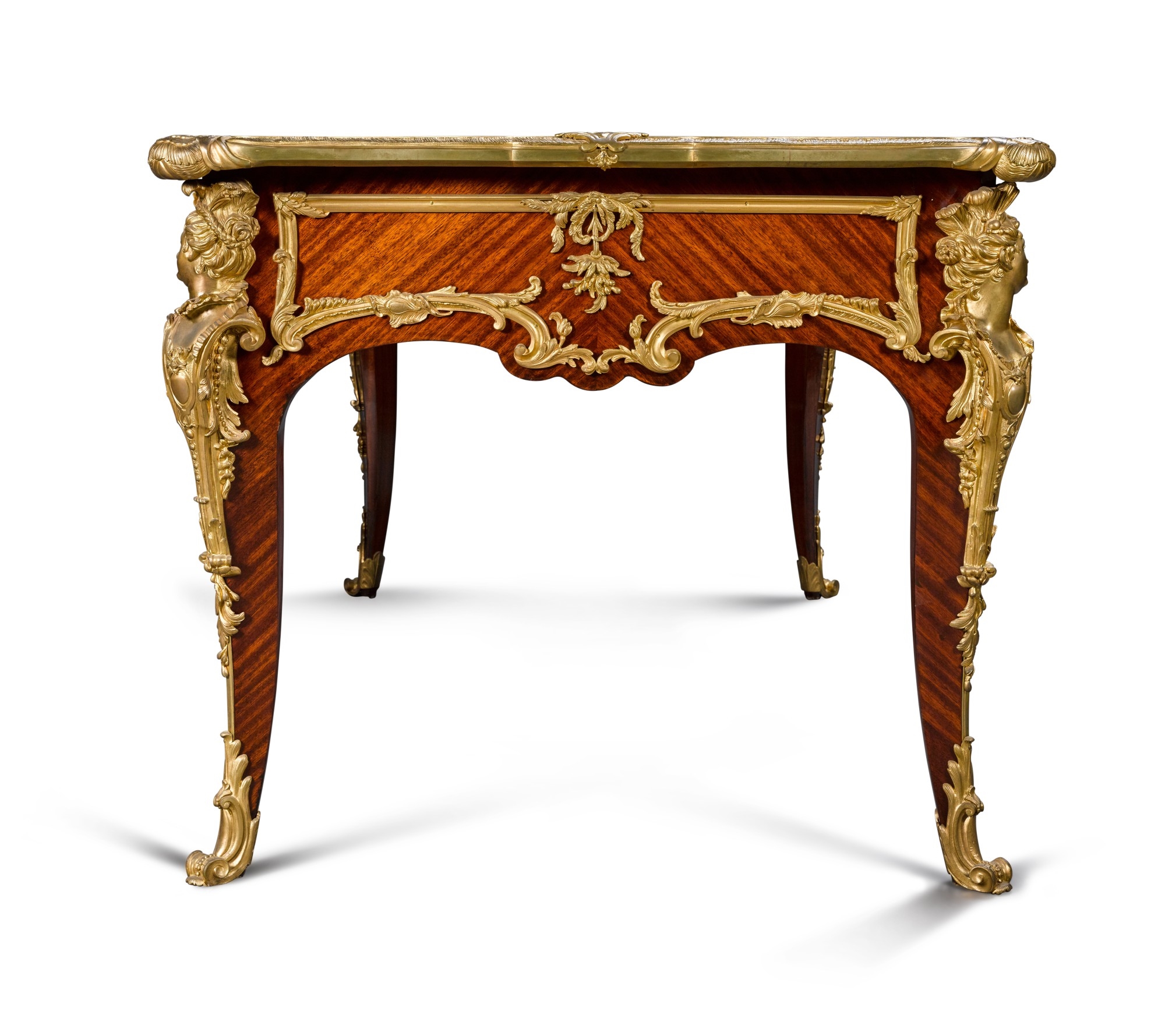 Charles Cressent | A LOUIS XV STYLE GILT-BRONZE MOUNTED BOIS SATINÉ ...