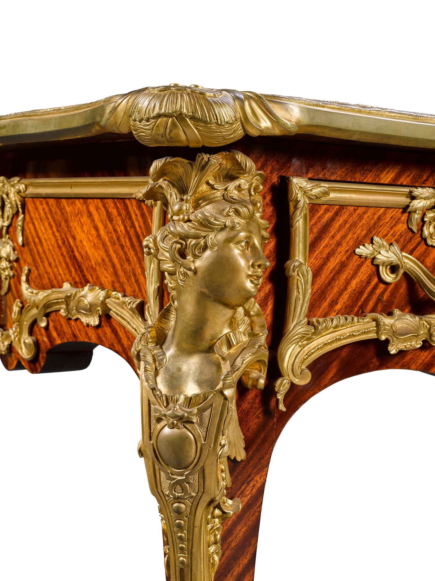 Charles Cressent | A LOUIS XV STYLE GILT-BRONZE MOUNTED BOIS SATINÉ ...