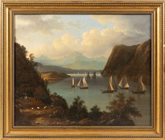 Victor de Grailly | View Near Anthony's Nose, Hudson River, New York. | MutualArt
