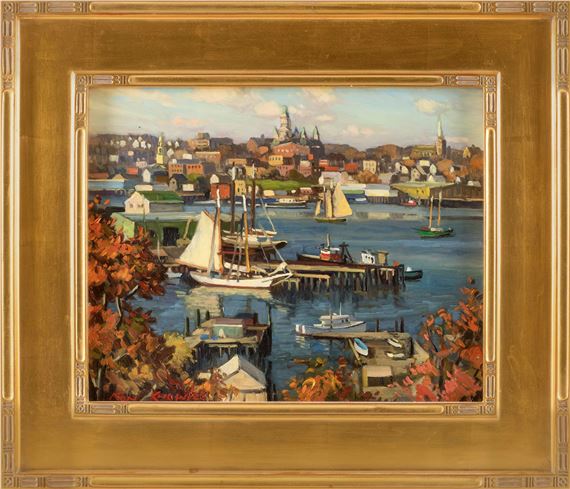 Ken Knowles | 'View from Banner Hill' Gloucester. | MutualArt