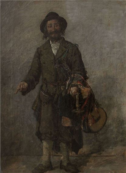 Hippolyte Lipinski | Portret handlującego Żyda | MutualArt