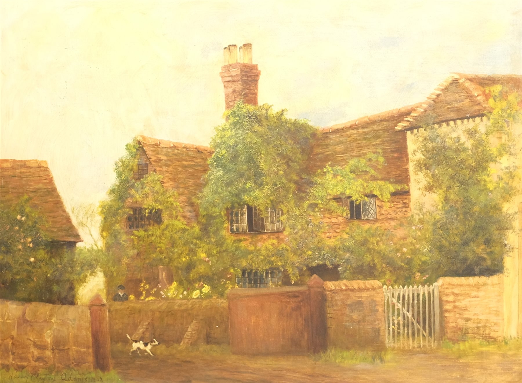 Harry Clayton Adams | A Country Dwelling, probably Pitch Hill, Ewhurst ...