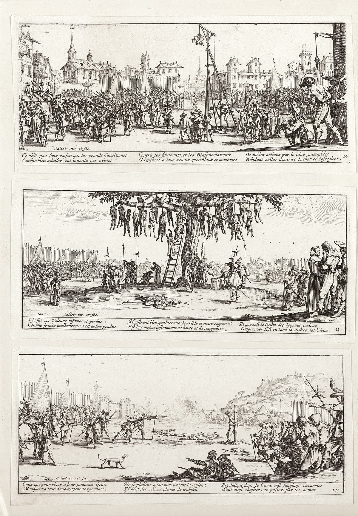 Jacques Callot | Set of 18: Les Grandes Misères de la Guerre (1633) | MutualArt