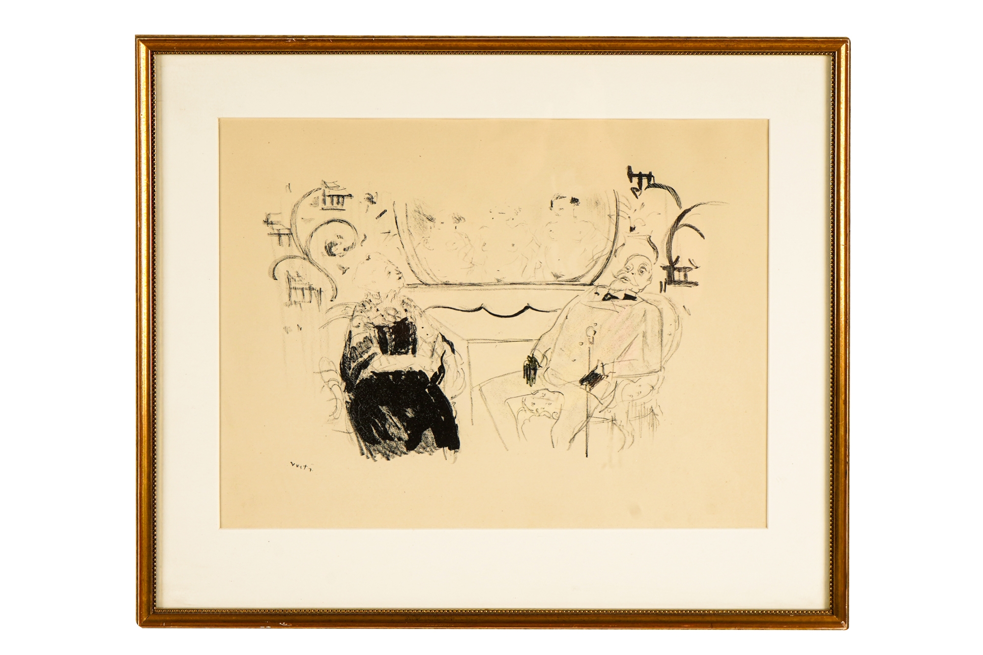 Marcel Vertès | TWO FIGURES | MutualArt