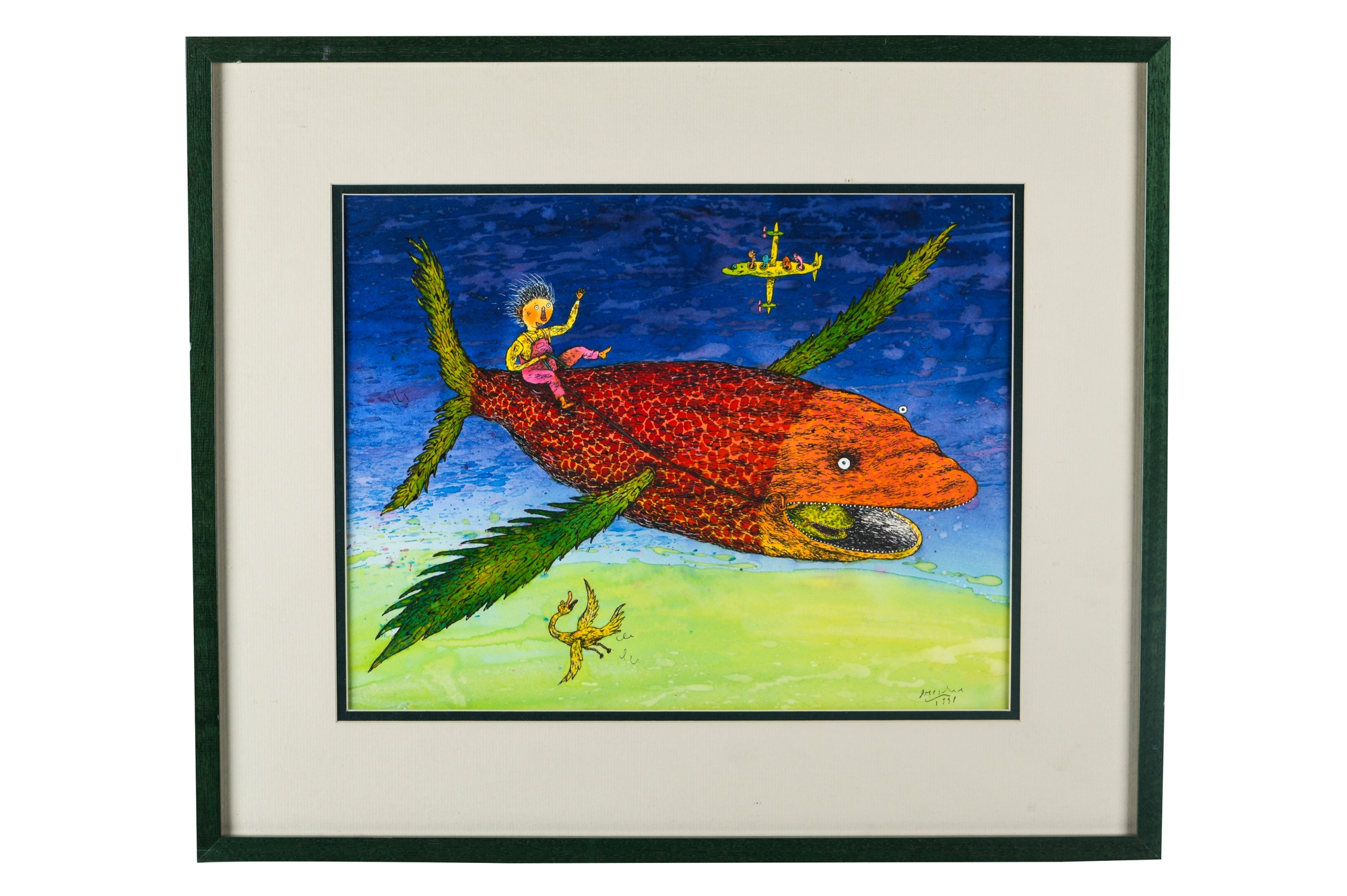 Henrik Drescher | FLYING FISH JUST DON'T BLOW BUBBLES & STARE (1991 ...
