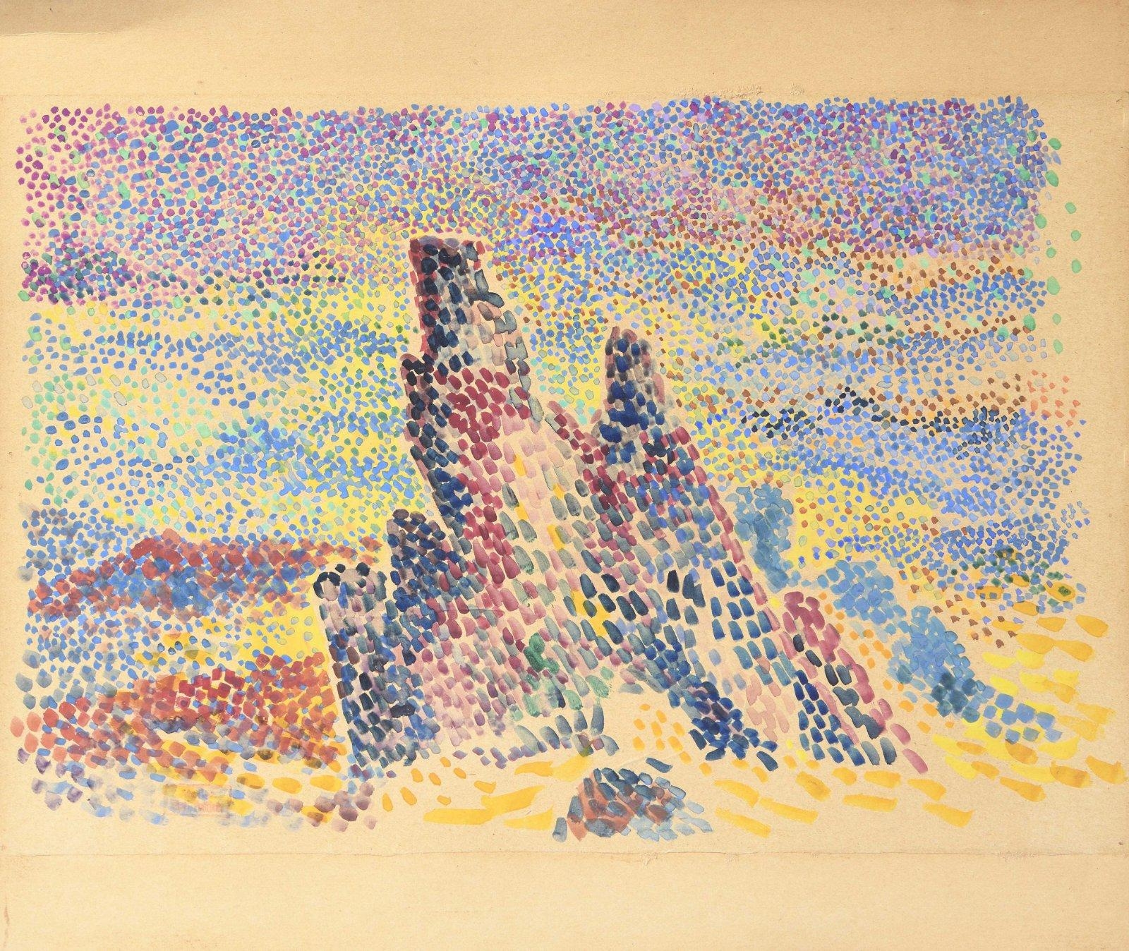 Hippolyte Petitjean | Rocks by the sea | MutualArt