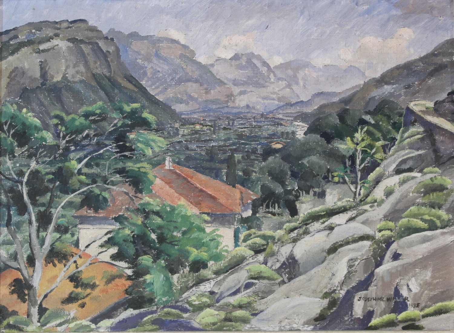 Josephine Haswell Miller | Italian hills (1935) | MutualArt
