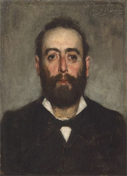 Solomon Joseph Solomon | Portrait of a gentleman (1884) | MutualArt