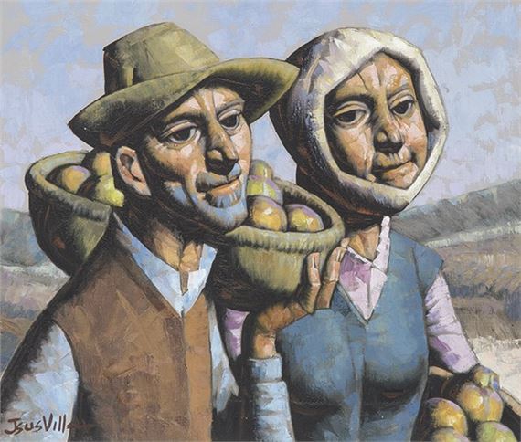 Jesus Villar | Peasant couple | MutualArt