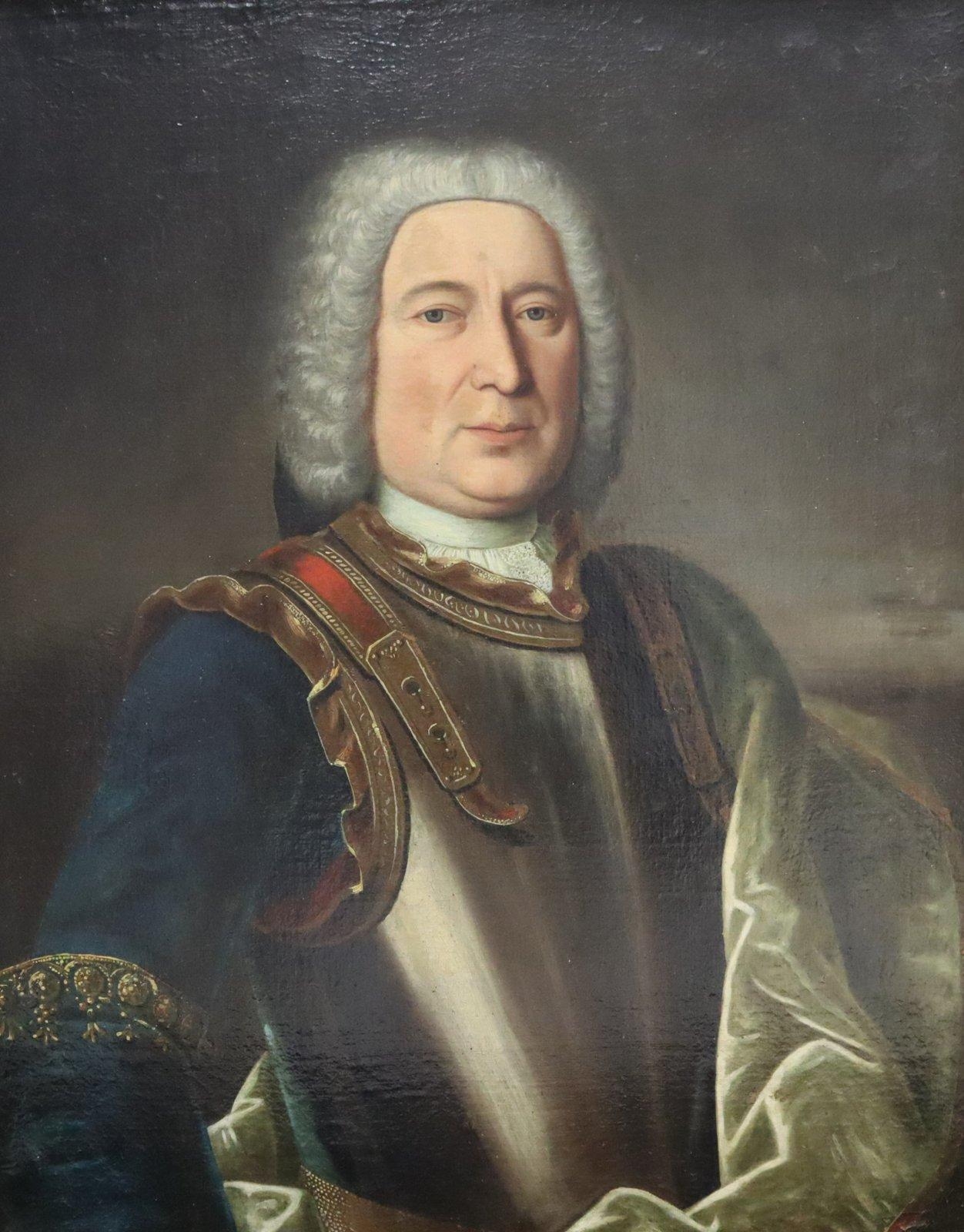 French School, 18th Century | Portrait d’homme en armure | MutualArt