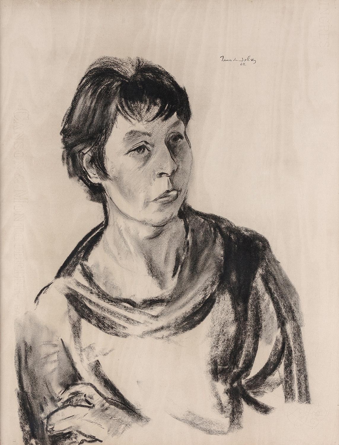 Jean Max Friedrich Welz | PORTRAIT OF EDNA RETIEF (1962) | MutualArt