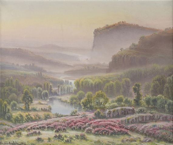 Gaston Anglade | The Dordogne at the circus of Montralent (1923 ...