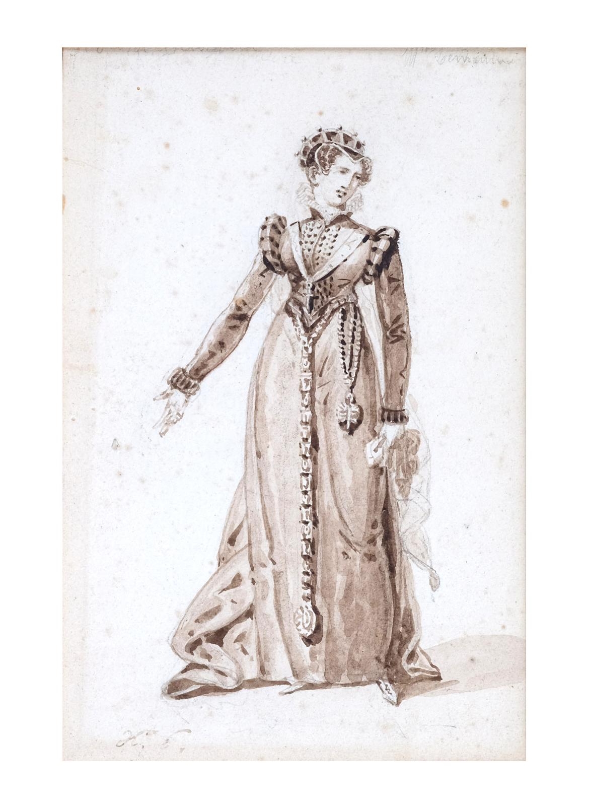 Hippolyte Lecomte | Portrait de Madame Louis Augustin Lemonnier | MutualArt