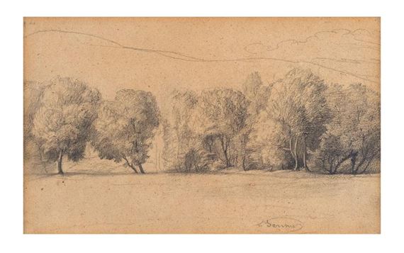 Louis Janmot | Paysage arboré | MutualArt