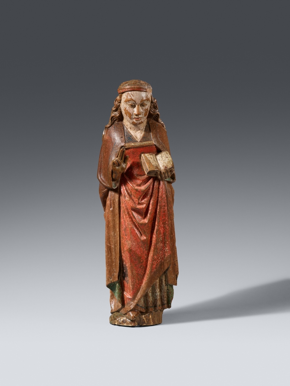 Flemish School, 15th Century | A Flemish carved wooden figure of a ...