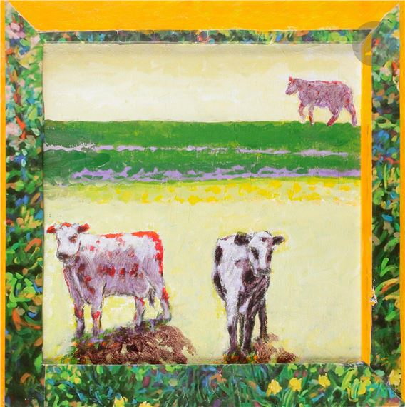 Frederic Brandon | What is painting, three cows (2006) | MutualArt