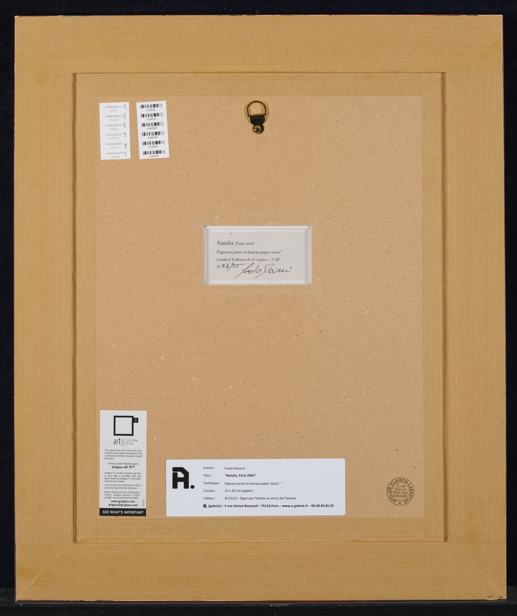 Paolo Roversi | Natalia, Paris (2003) | MutualArt