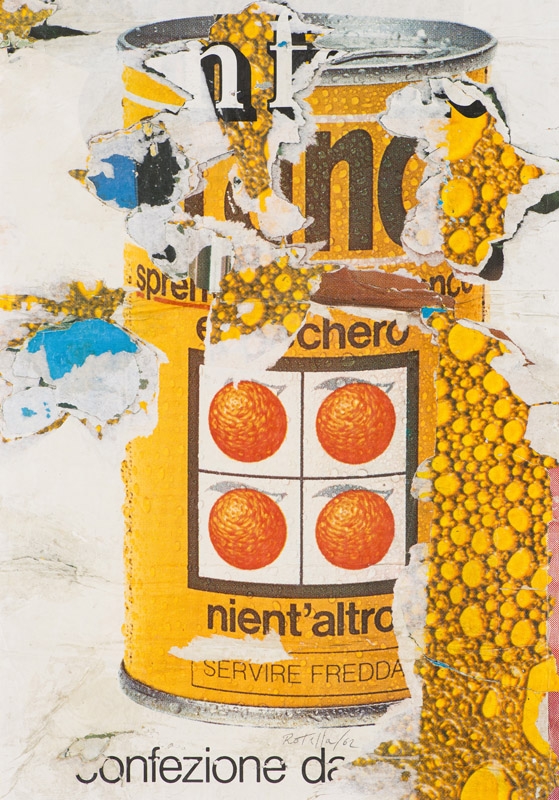 Mimmo Rotella | Untitled (1962) | MutualArt