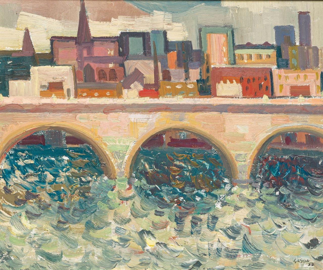 Henry George Glyde | Thames - London (1958) | MutualArt