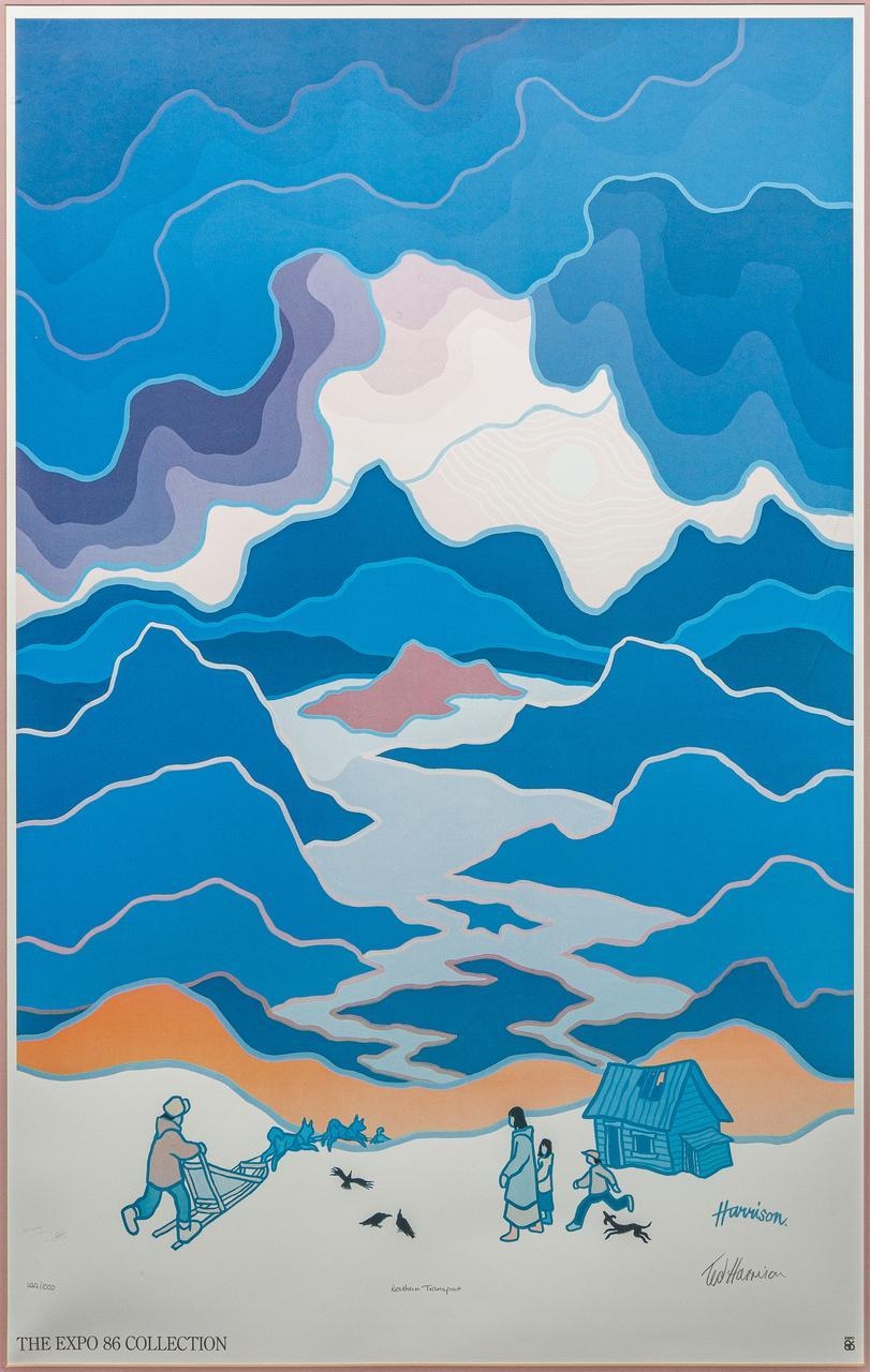 Ted Harrison | Northern Transport | MutualArt