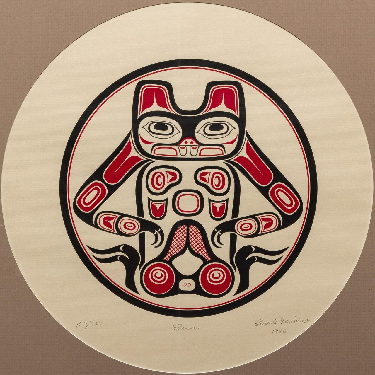 Claude Davidson | Haida Beaver (1986) | MutualArt