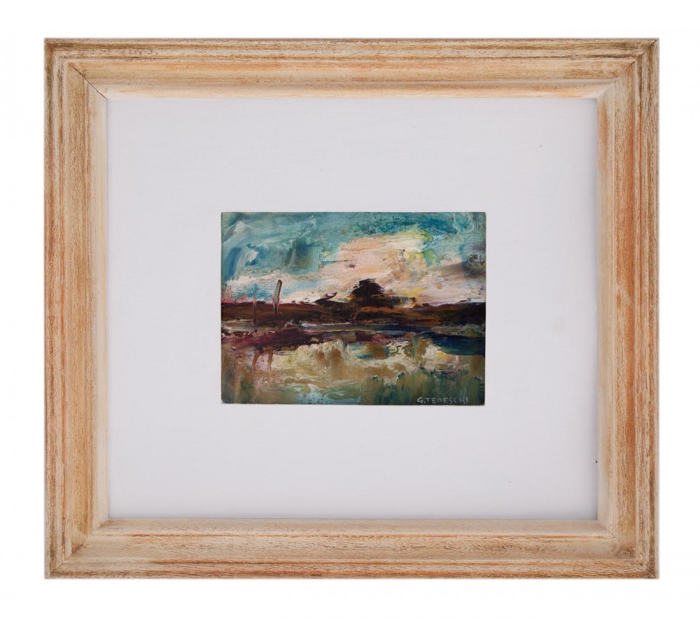Gianni Tedeschi | Marina con barche | MutualArt