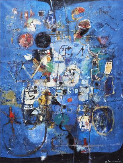 Louis Robert James | Blue Symbols (1962) | MutualArt