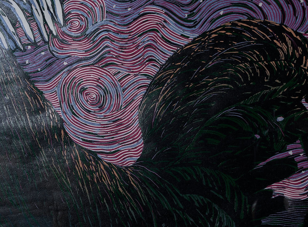 Barry E. Wilson | Black and White Rooster | MutualArt