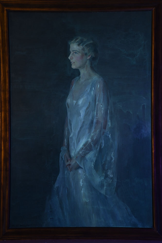 Ben Ali Haggin | Portrait of Ellen H. Farnsworth Loomis | MutualArt