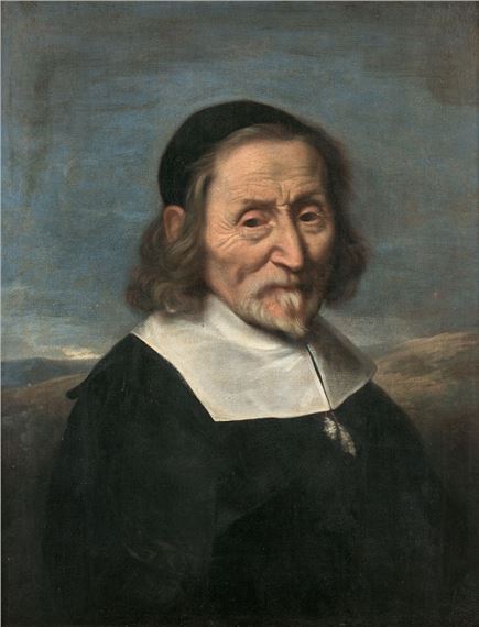 Nicolas Mignard | Portrait d'un ecclésiastique dans un paysage | MutualArt