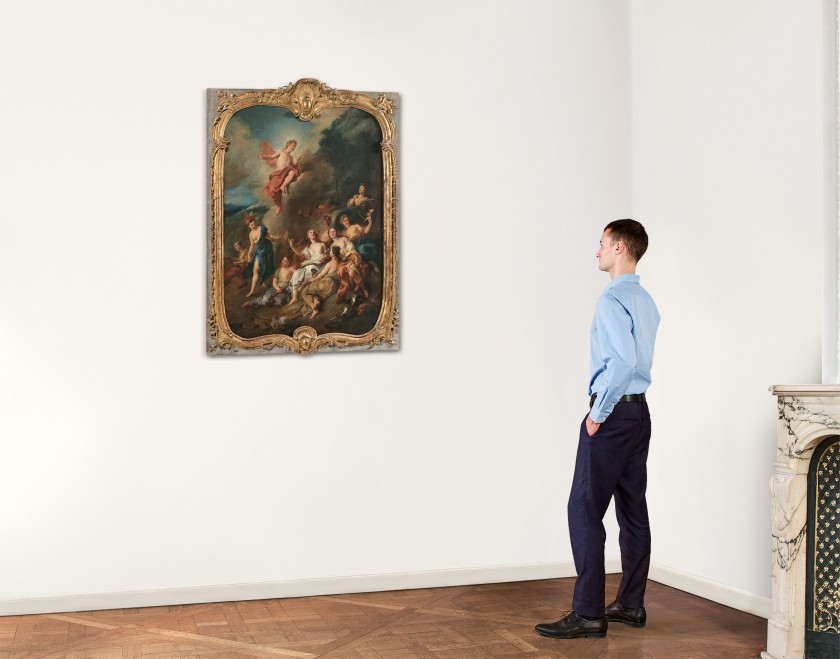 Jean-François de Troy | Apollon et les muses (1726) | MutualArt